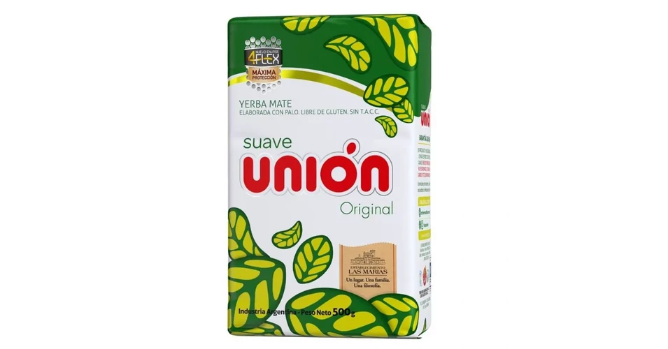 Yerba Mate Tea, Union Suave Original 500g - Union - Yerba Mate Tea ...
